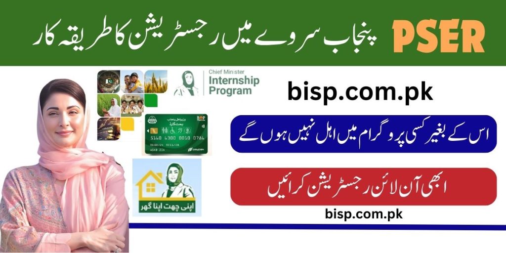PSER Punjab Socio Economic Registry 2025 Online Registration pser ...