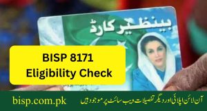 BISP 8171 Eligibility Check by CNIC for Payment 2025 – BISP Benazir ...